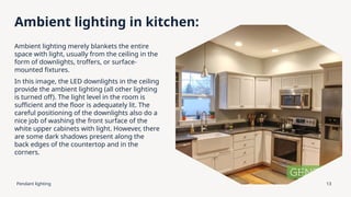 Pendant Lights, Types and their applications | PPTX