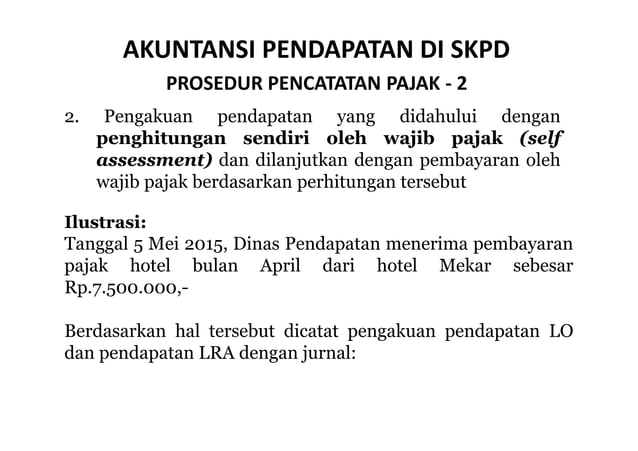 Akuntansi Pendapatan PEMDA | PDF