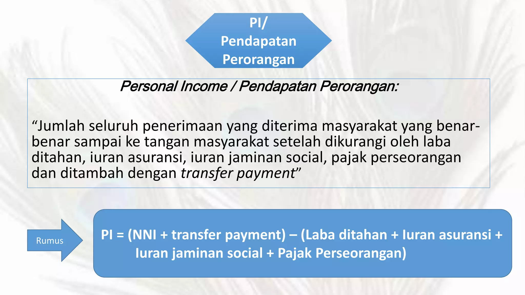 Pendapatan nasional | PPTX