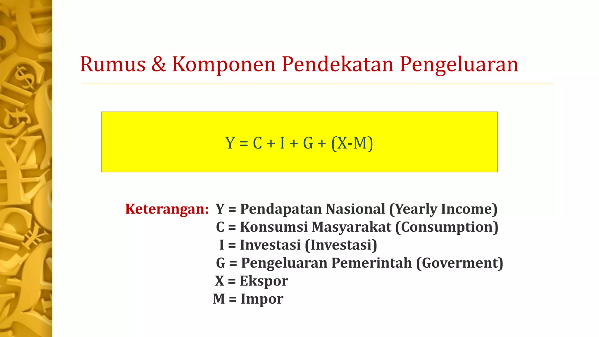 Pendapatan Nasional | PPTX