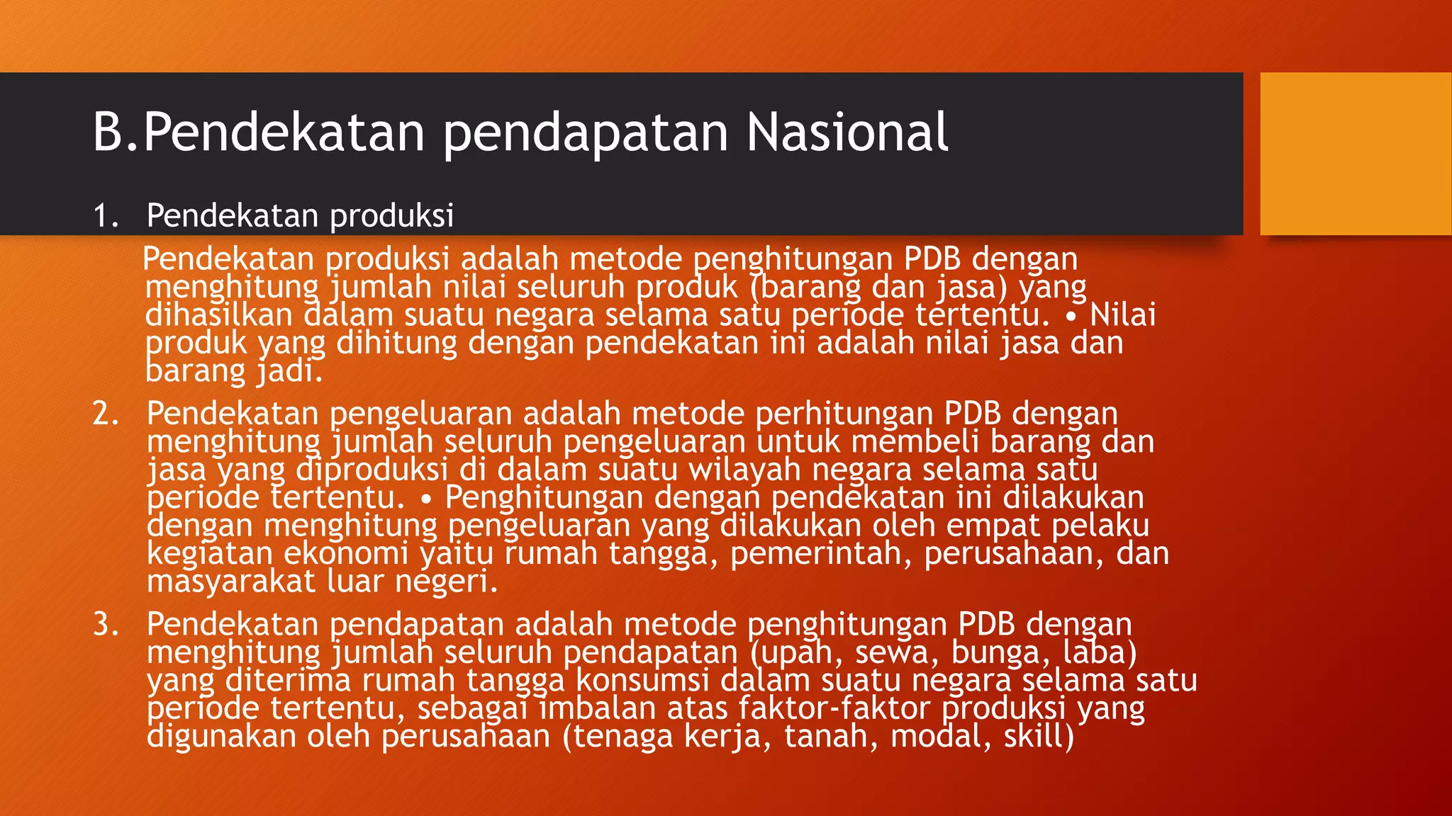 Pendapatan Nasional | PPTX