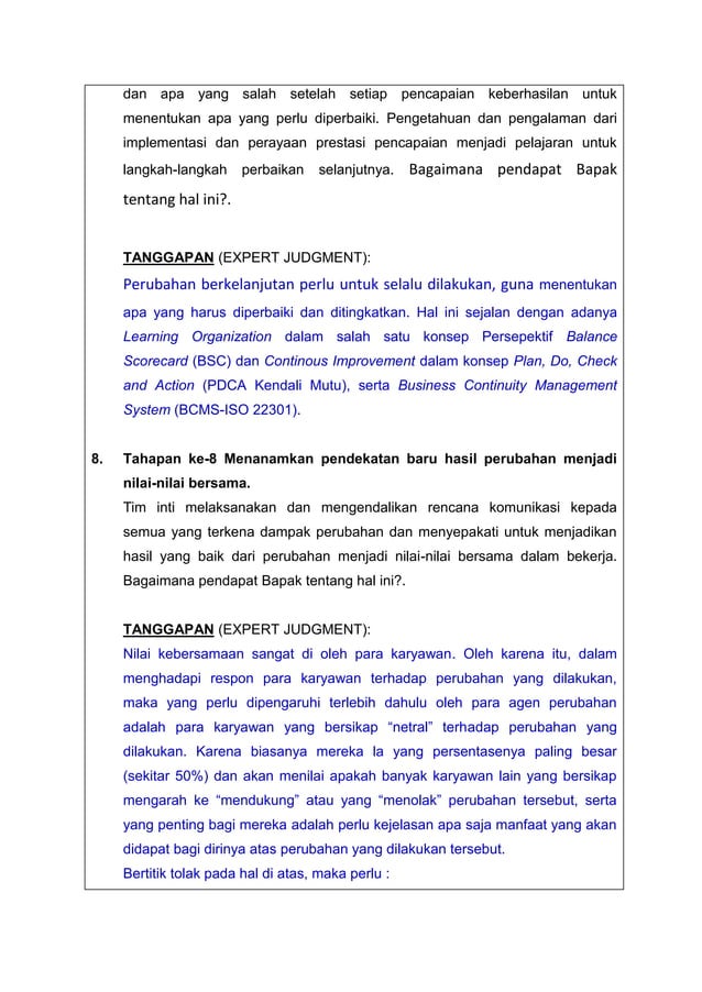 CONTOH : Pendapat Expert Judgement (oleh : Kanaidi, SE., M.Si., cSAP ...