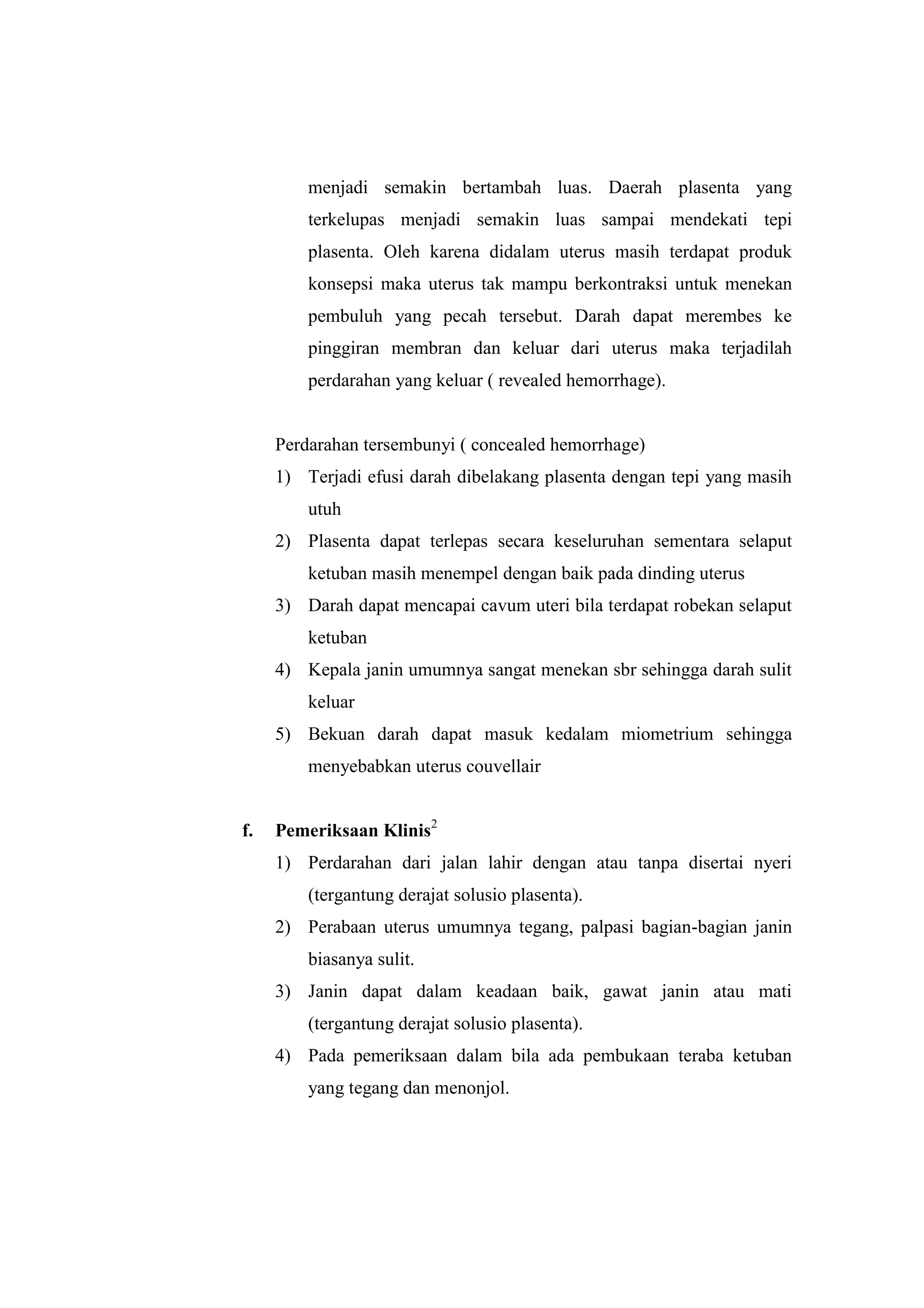Pendarahan pada hamil tua | DOCX