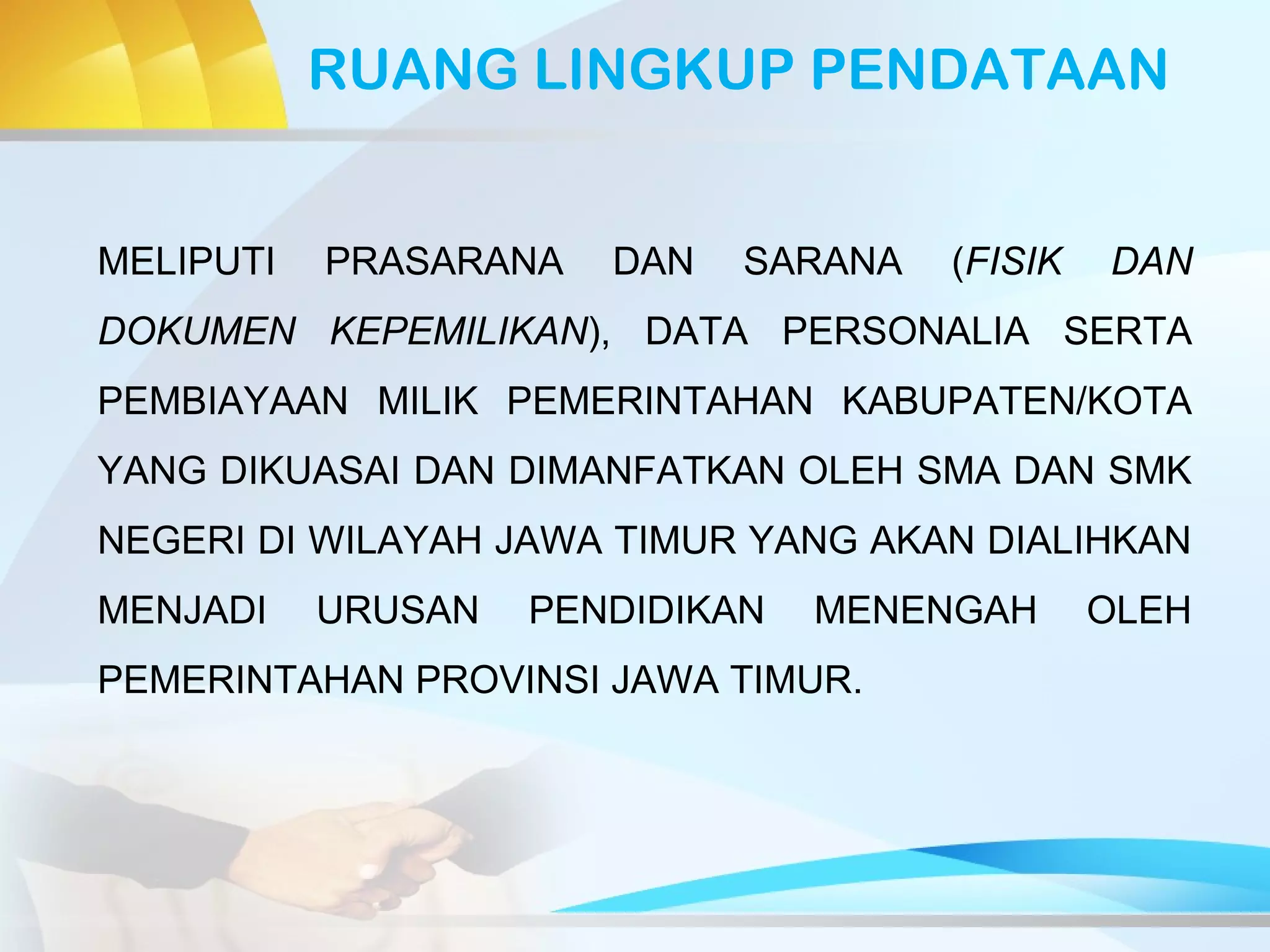 Pendataan personalia dan pembiayaan | PPT