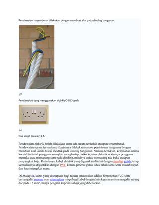 Pendawaian Elektrik | DOCX