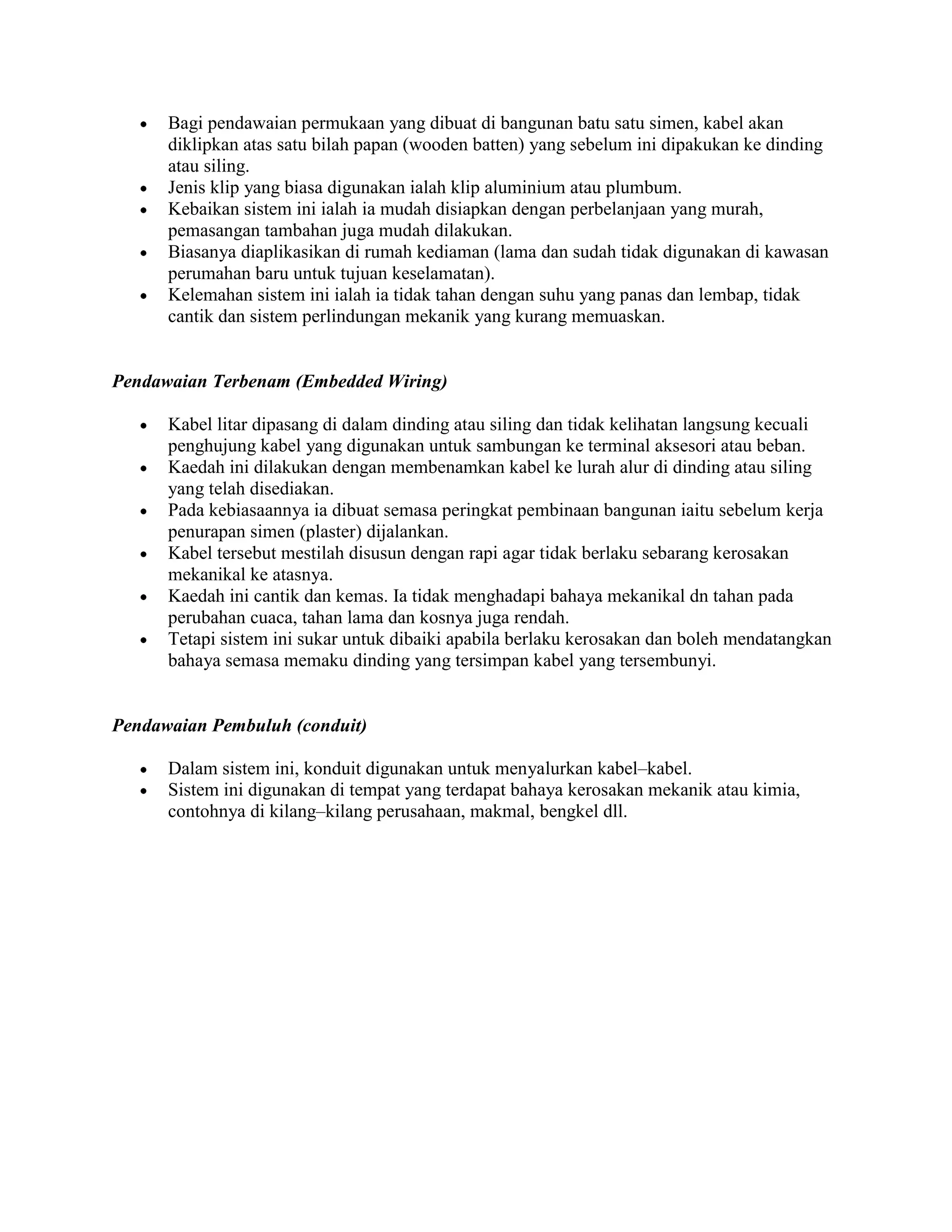 Pendawaian elektrik | DOCX