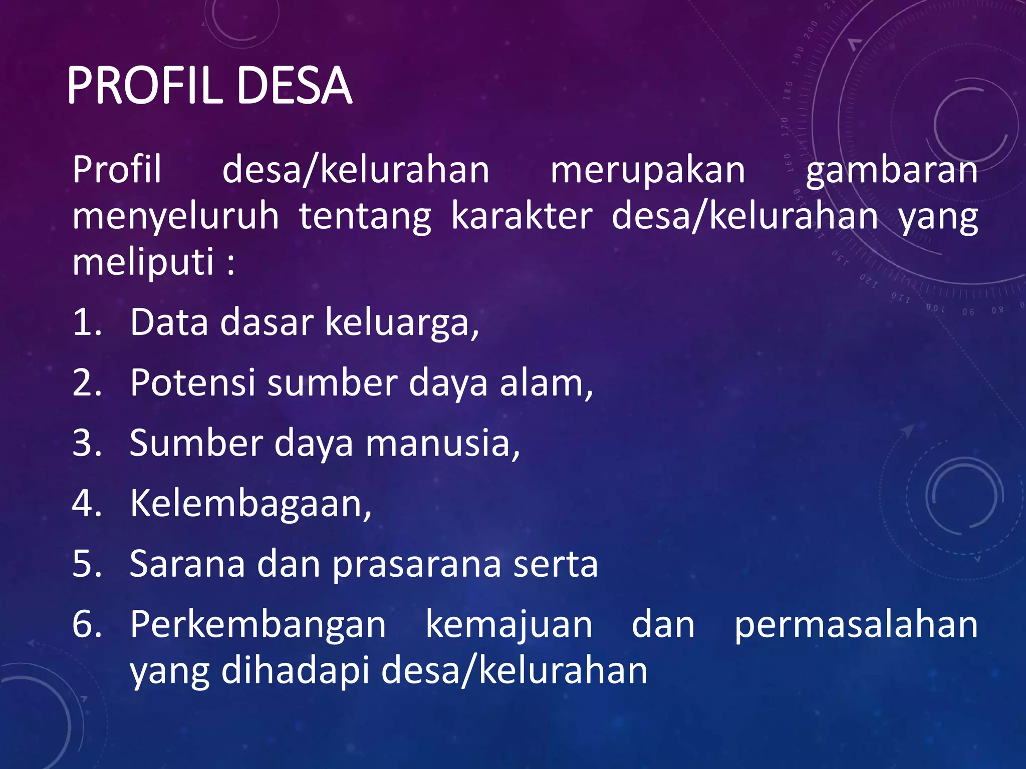 PENDAYAGUNAAN PROFIL DESA Fix.pptx