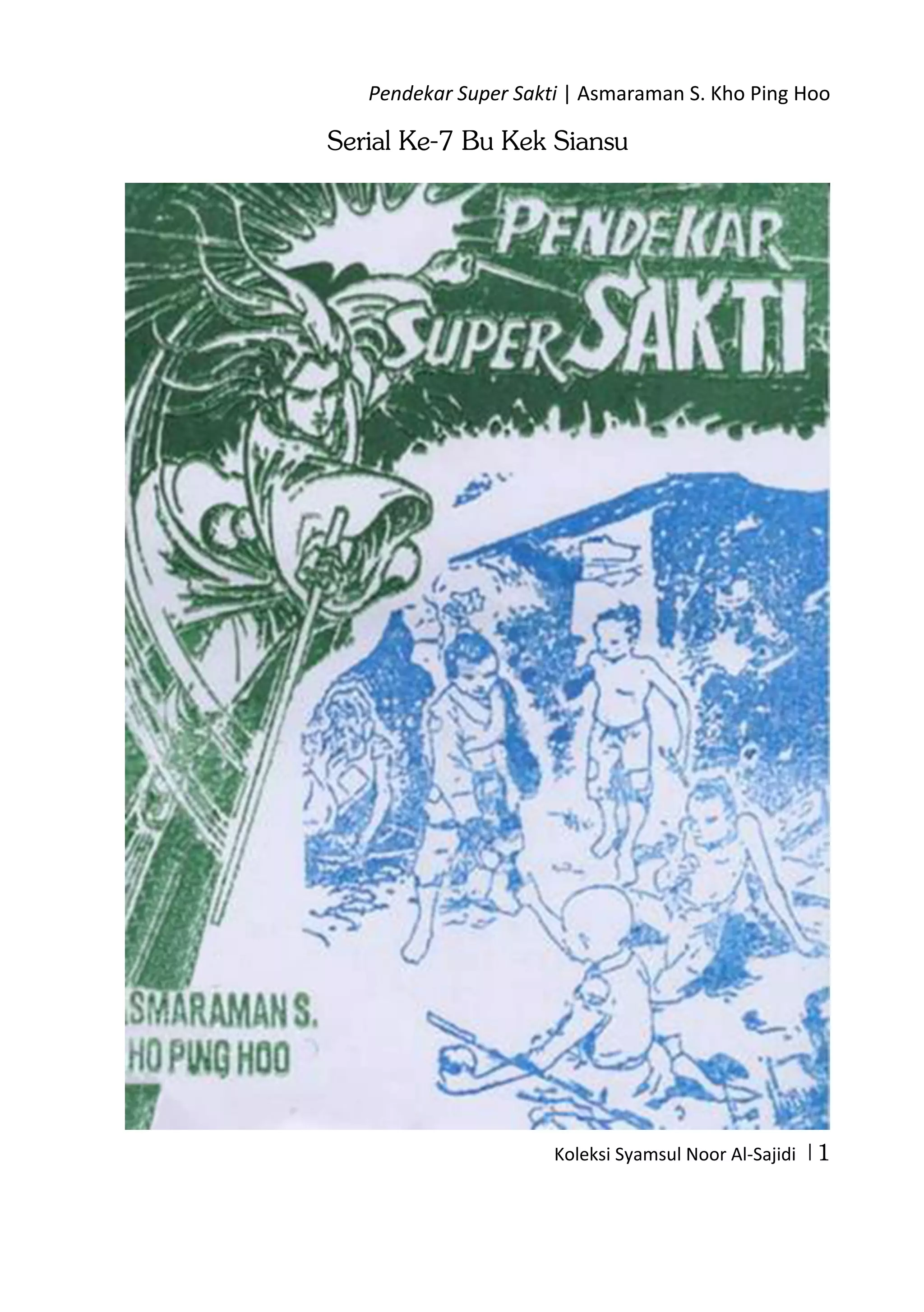 Pendekar super sakti kho png hoo | PDF