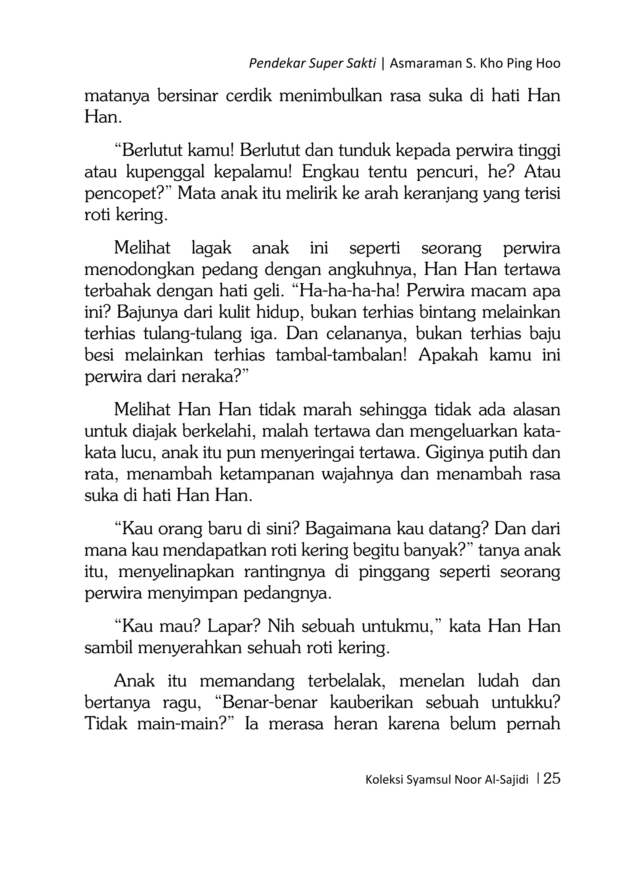 Pendekar super sakti kho png hoo | PDF