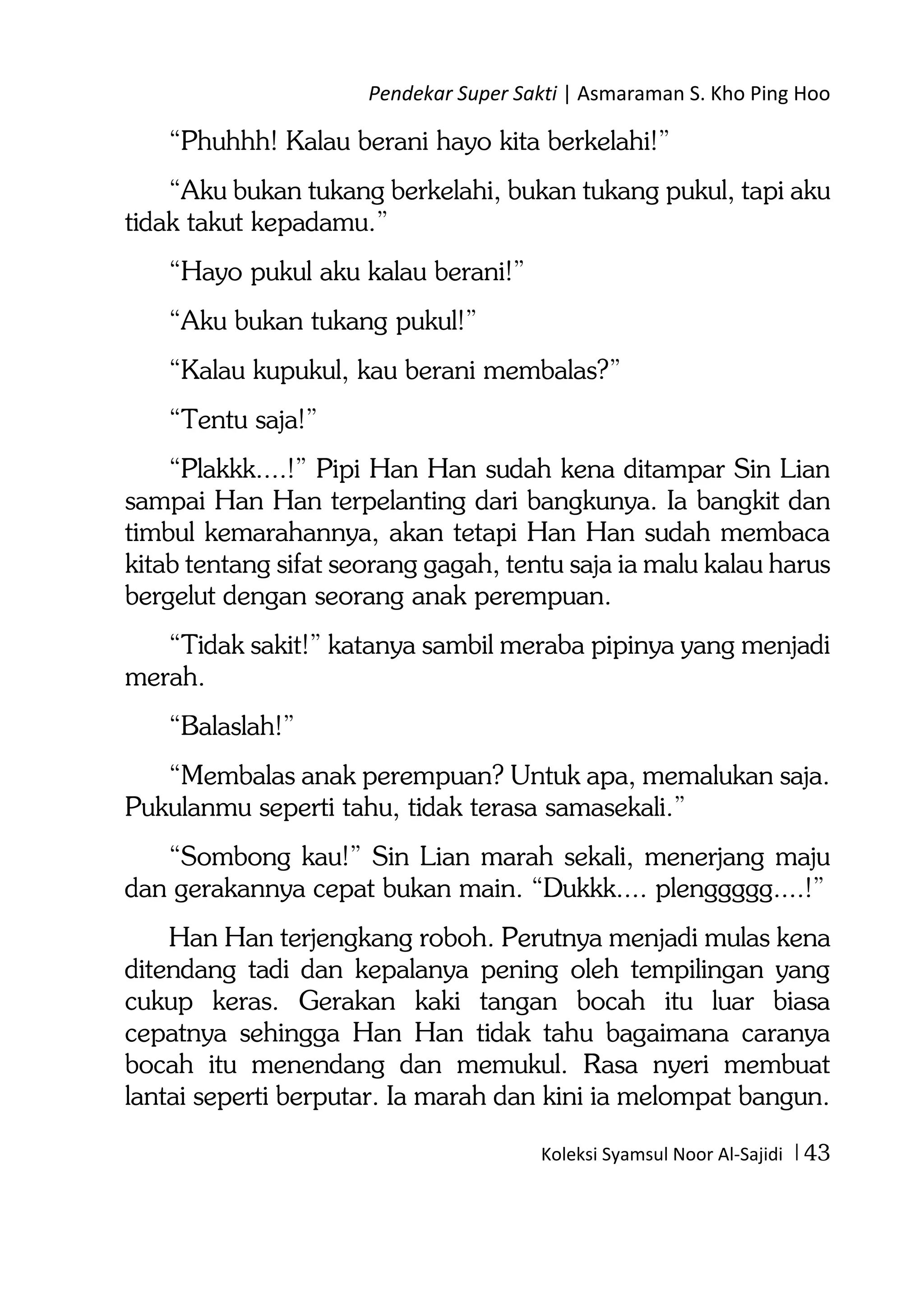 Pendekar super sakti kho png hoo | PDF