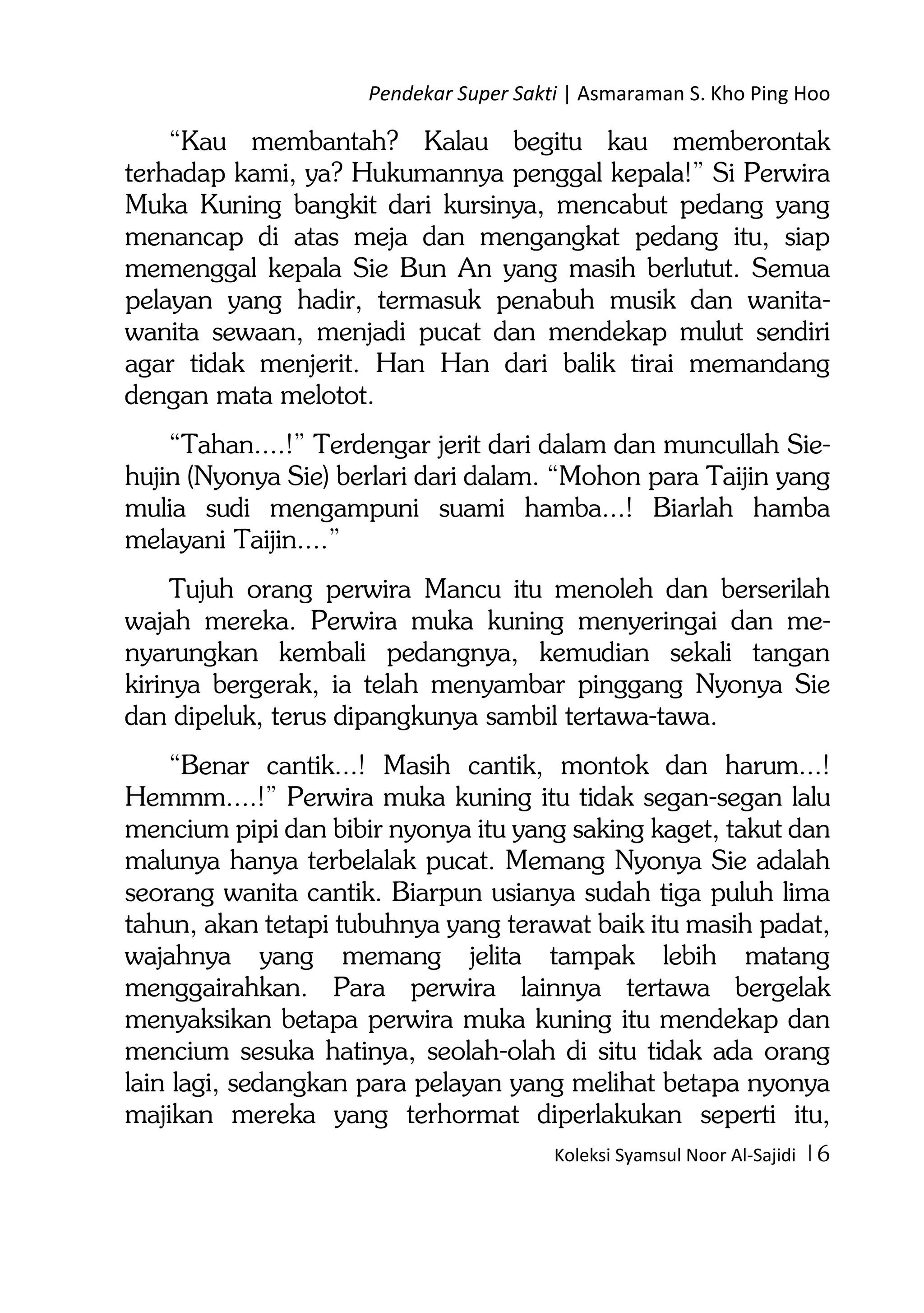 Pendekar super sakti kho png hoo | PDF