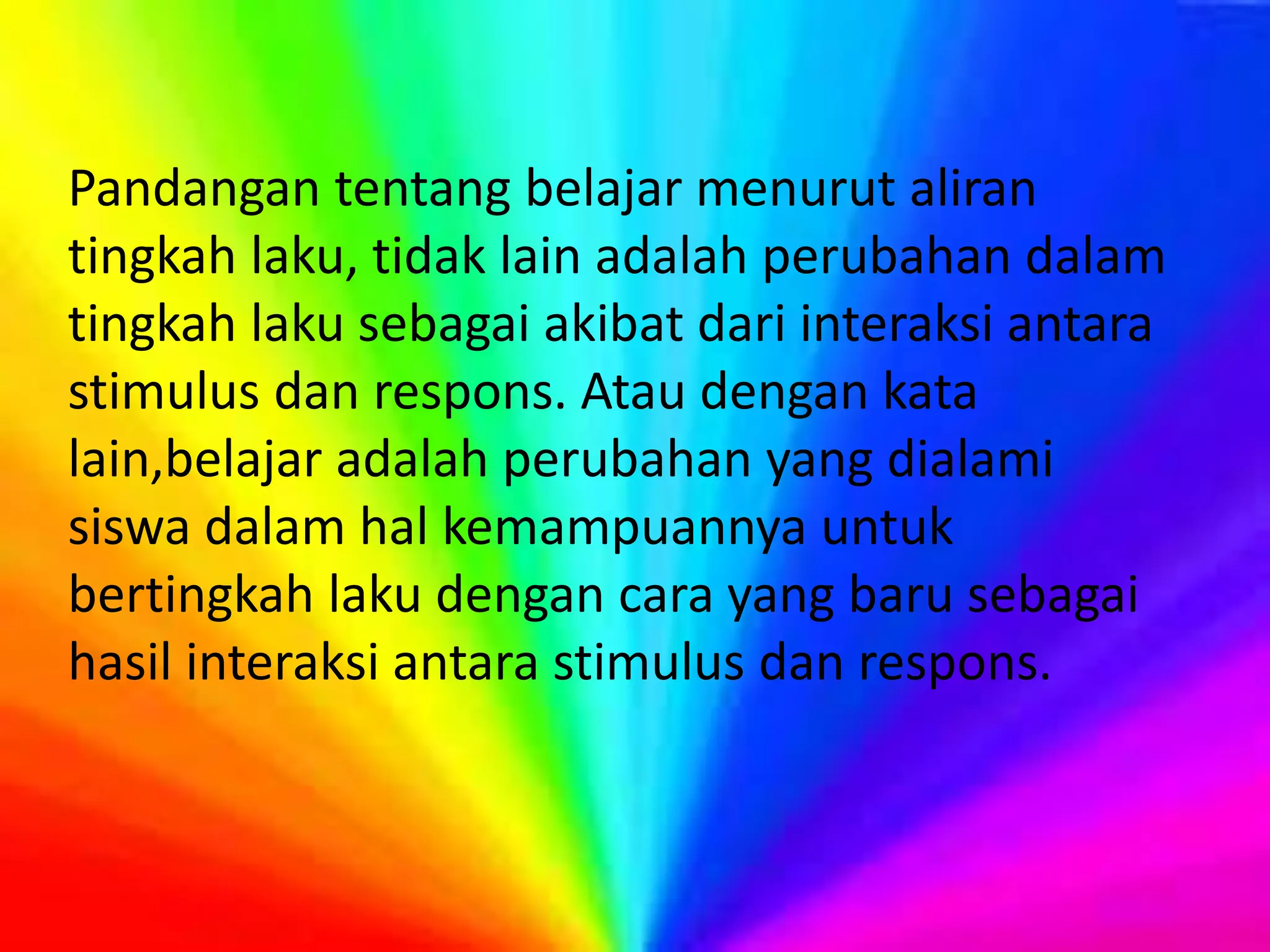 PENDEKATAN DALAM PSIKOLOGI BELAJAR I | PPTX