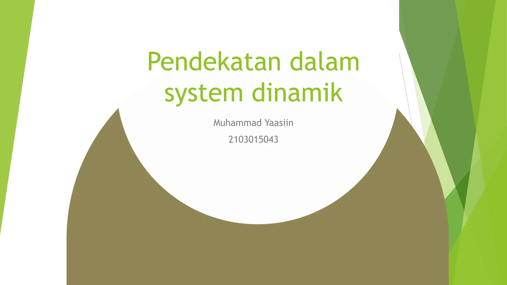 Pendekatan Dalam sistem Dinamik.pptx