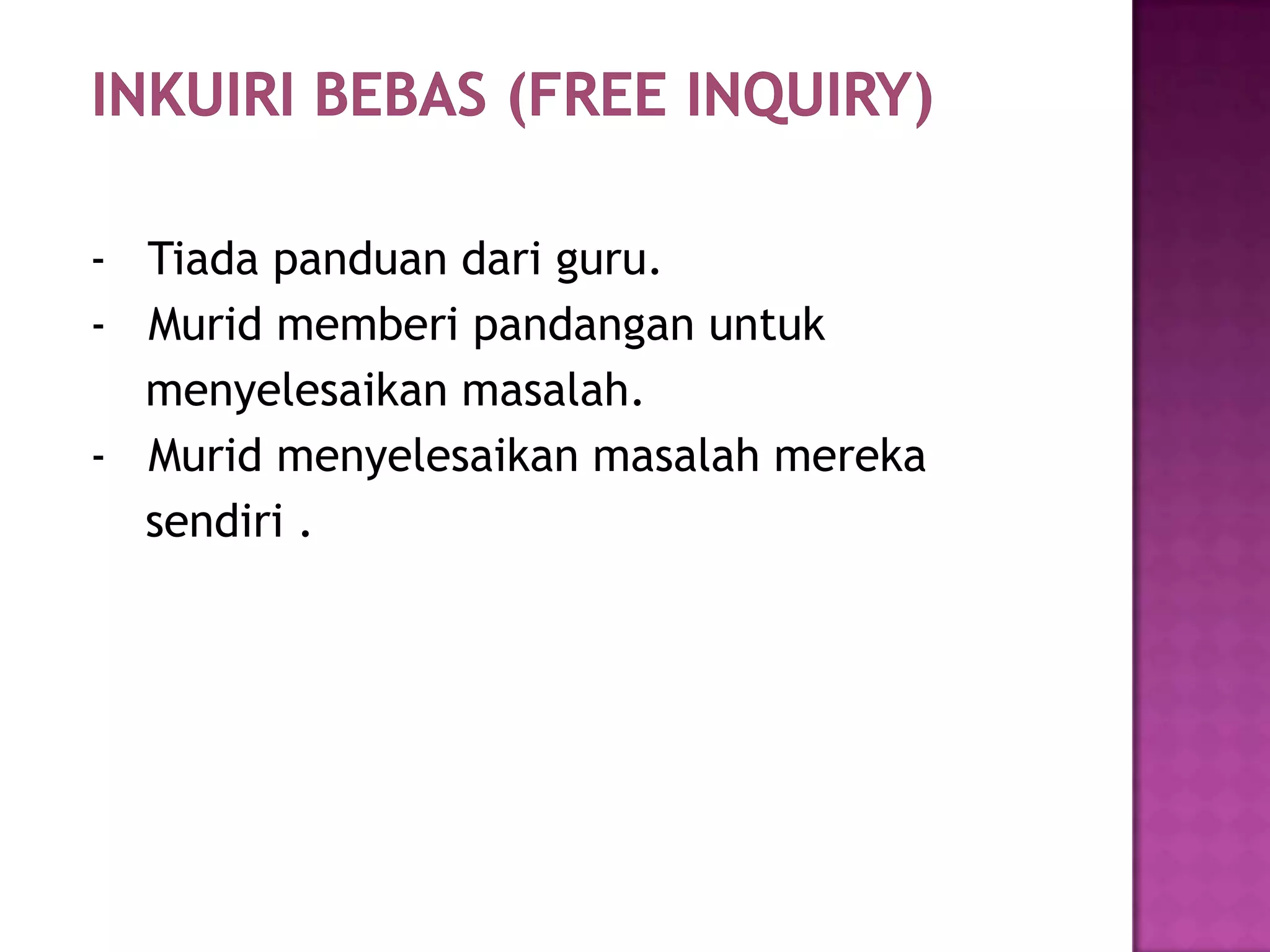 Pendekatan inkuiri penemuan | PPT