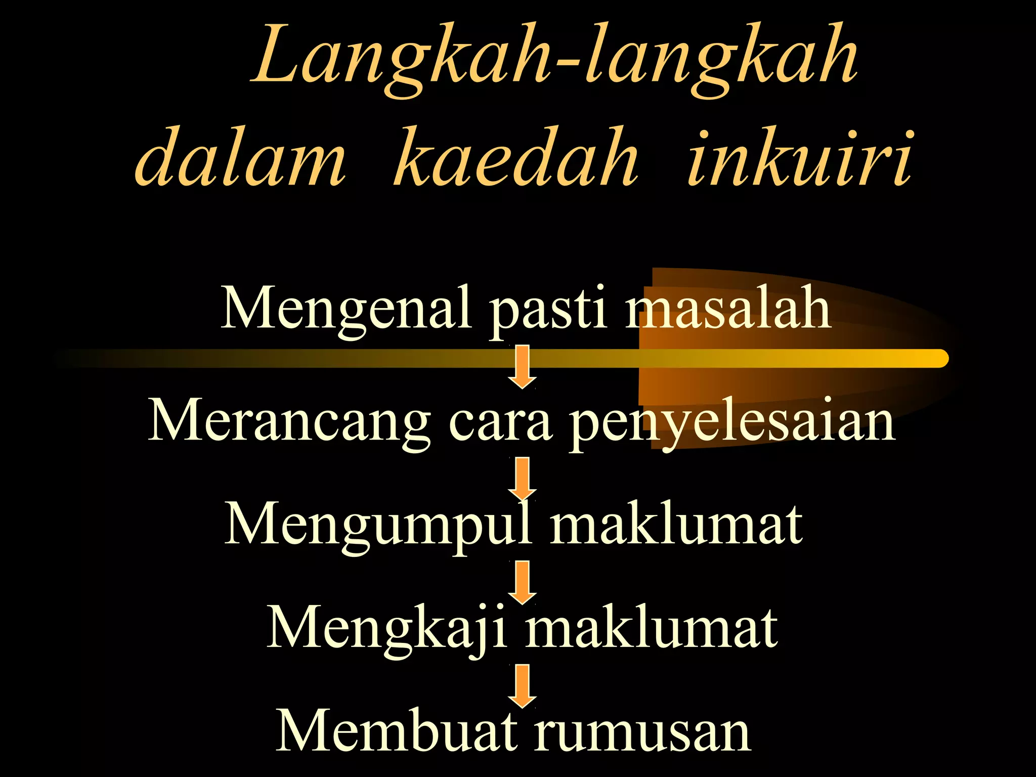 Pendekatan inkuiri penemuan | PPT