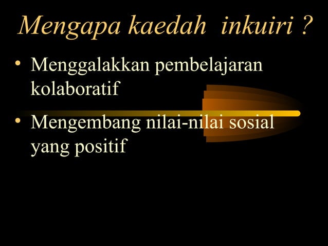 Pendekatan inkuiri penemuan | PPT