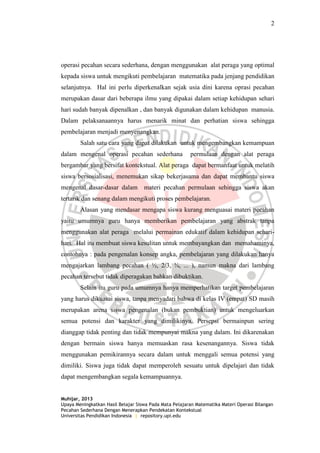 Pendekatan kontekstual | PDF