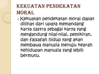 Pendekatan moral | PPTX