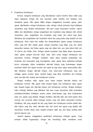 Pendekatan Studi Islam | DOCX
