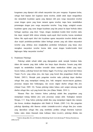 Pendekatan Studi Islam | DOCX