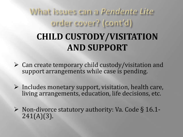 Pendente lite | PPT