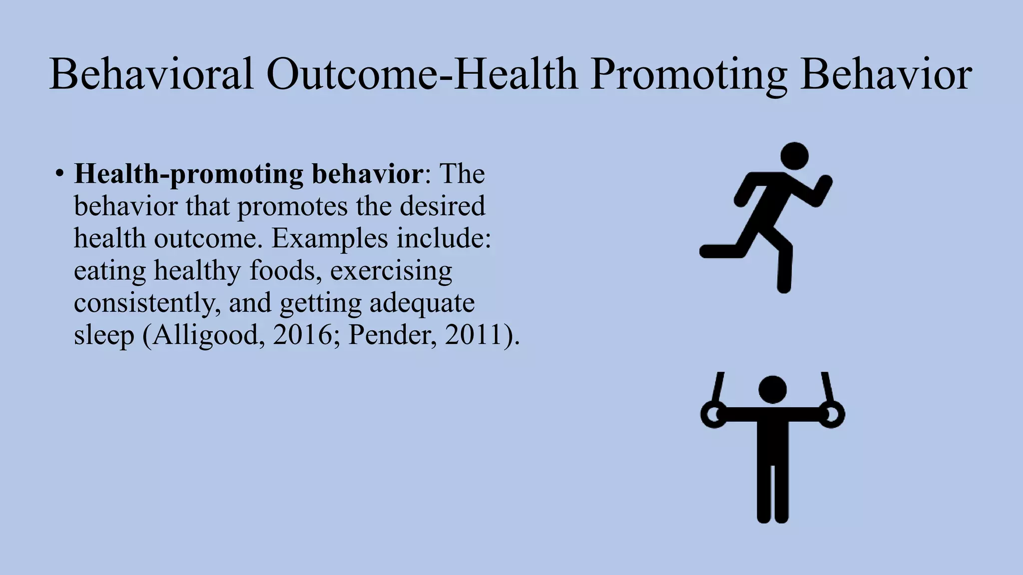 Pender's Health Promotion Model | PPTX