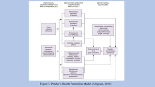 Pender's Health Promotion Model | PPTX