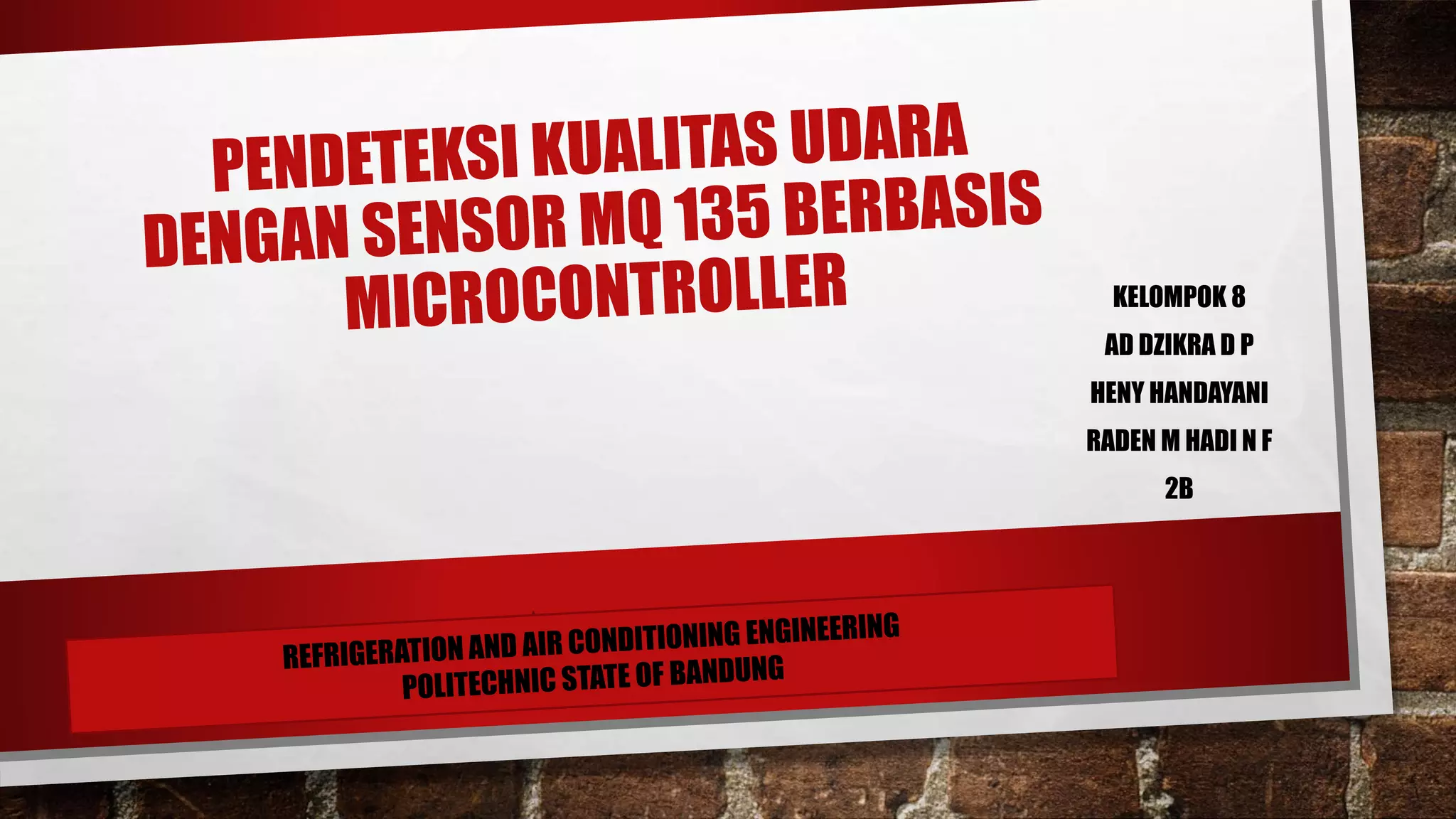 AIR QUALITY CONTROL BASED ON MICROCONTROLLER | PPT