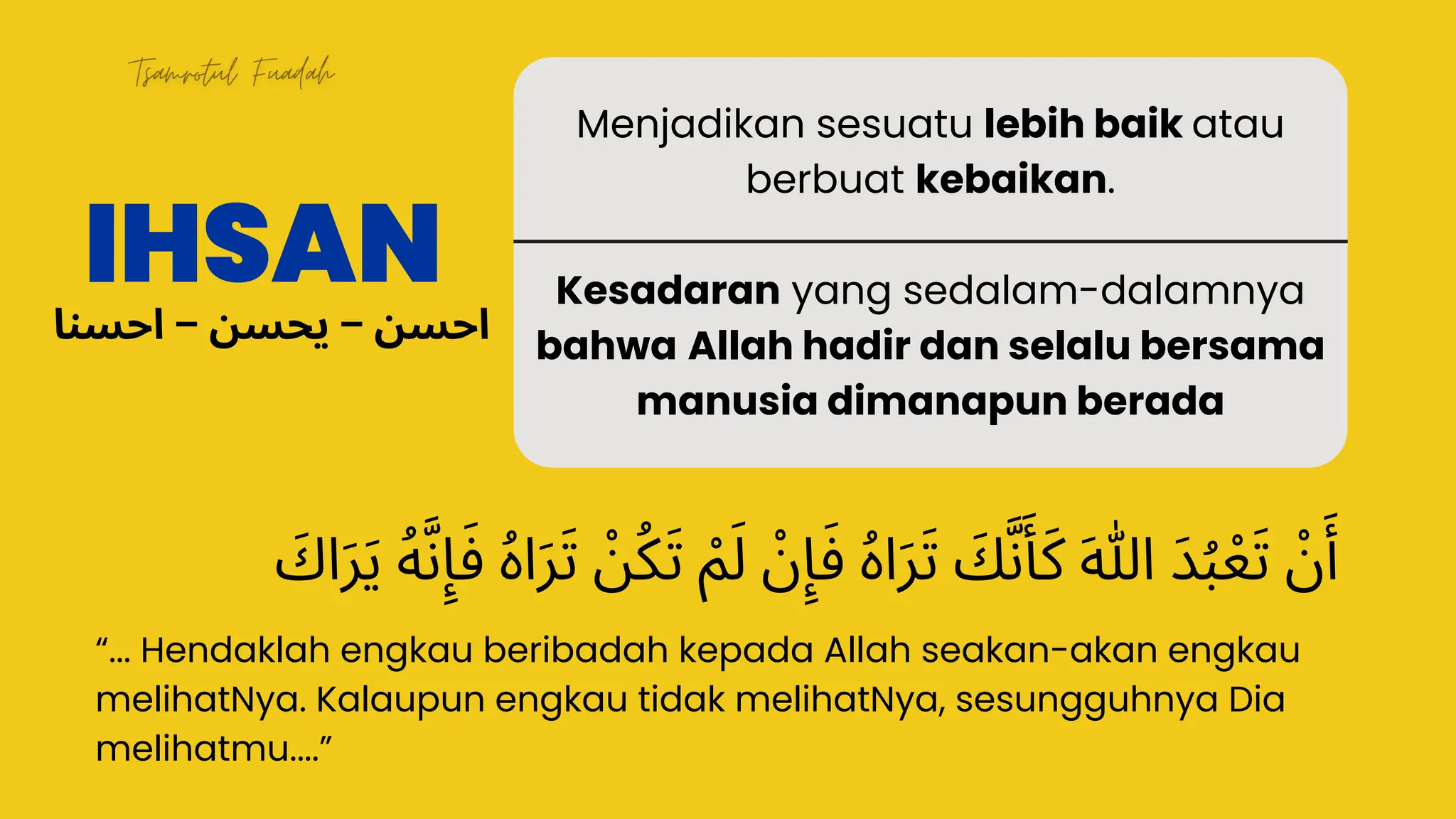PAI Kelas 12 SMA - Cabang Iman: Keterkaitan antara Iman, Islam, dan ...