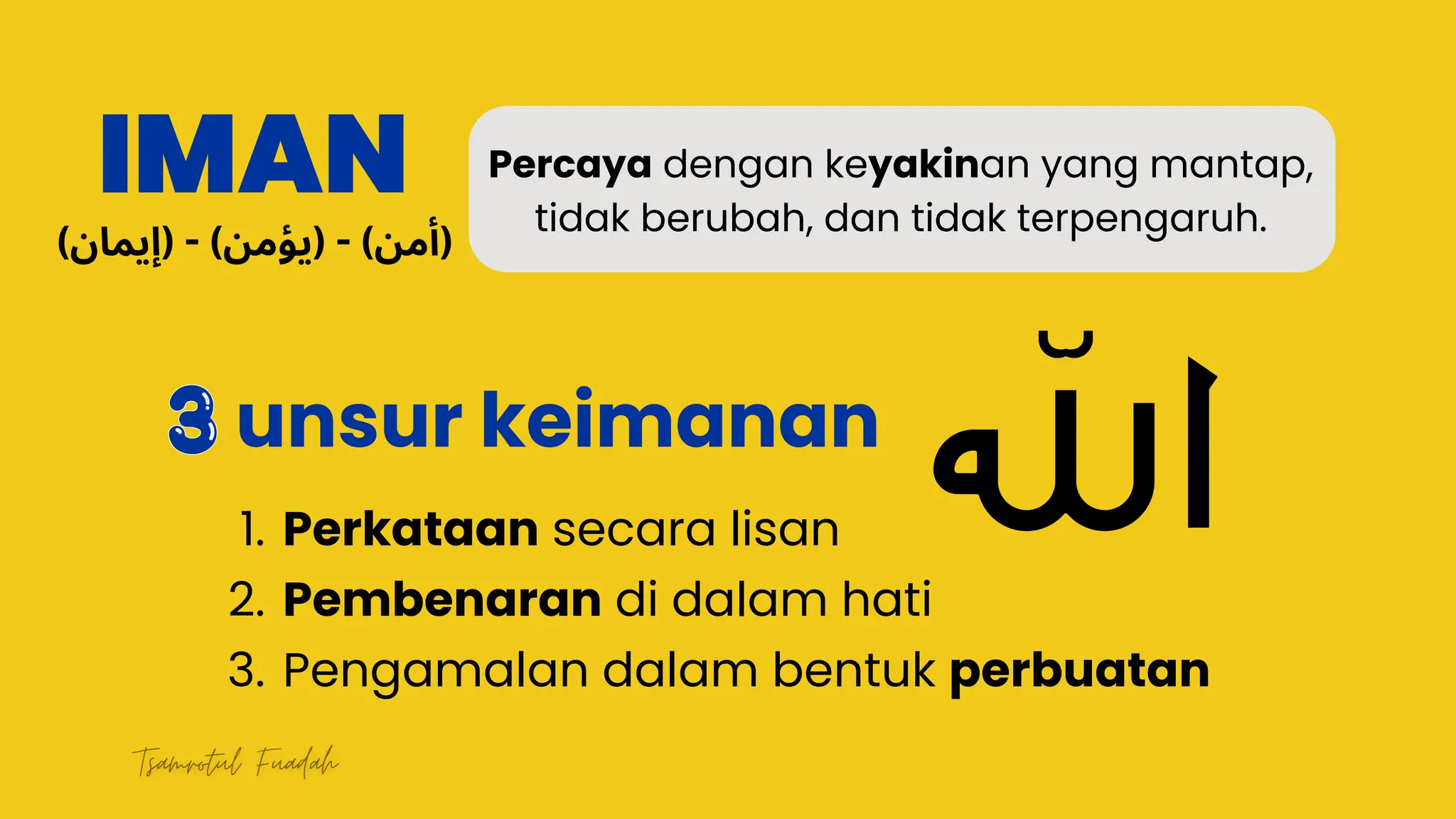PAI Kelas 12 SMA - Cabang Iman: Keterkaitan antara Iman, Islam, dan ...