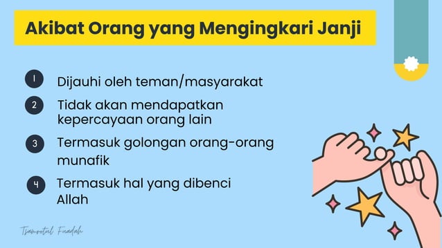 PAI Kelas 11 SMA - Cabang Iman: Memenuhi Janji, Mensyukuri Nikmat ...