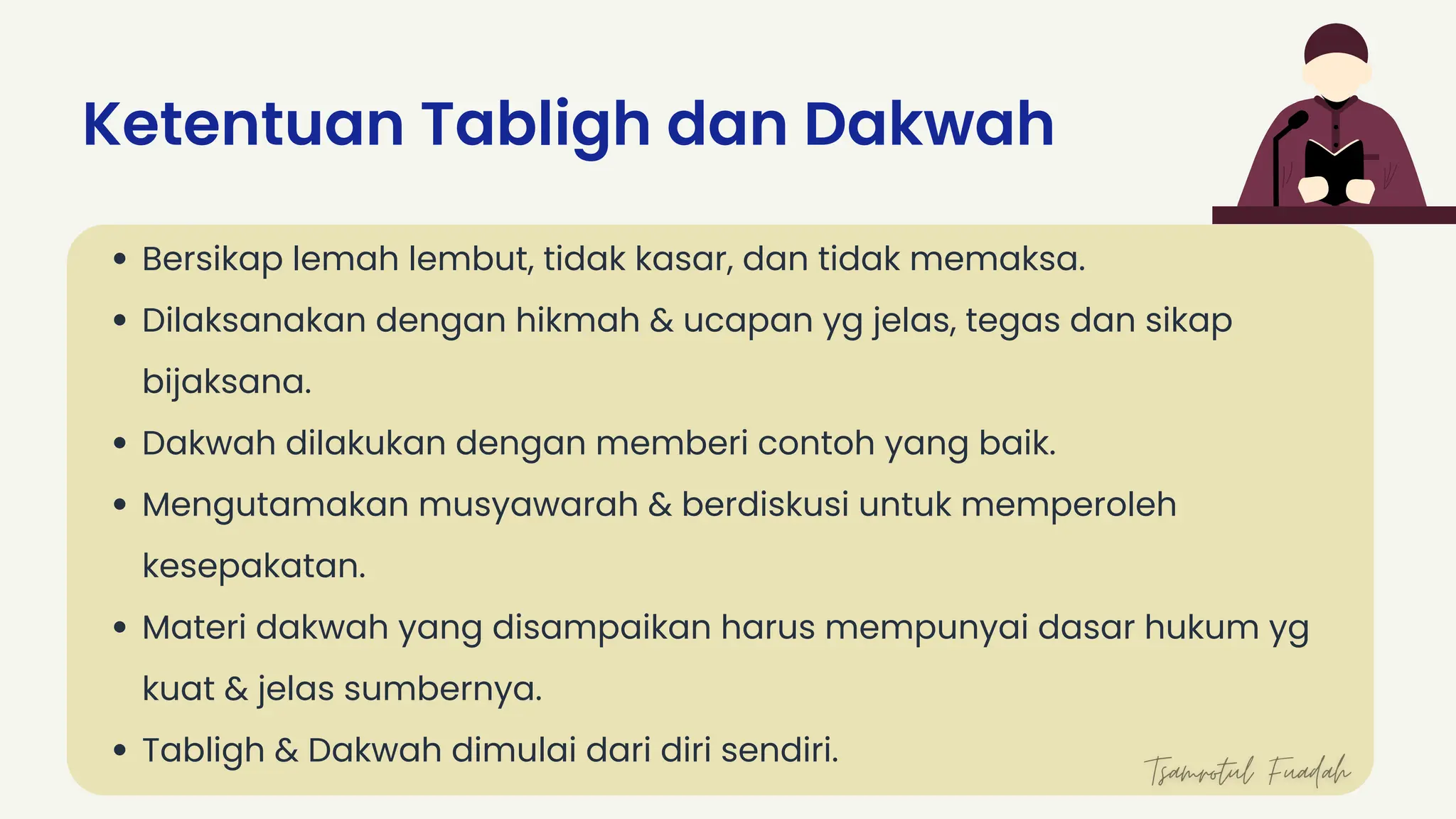 PAI Kelas 11 SMA - Ketentuan Khutbah, Tabligh, dan Dakwah | PDF