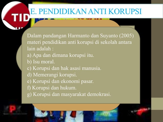 Pendidikan anti korupsi | PPTX