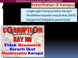 Pendidikan budaya anti korupsi | PPT