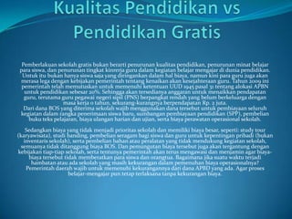 Pendidikan gratis | PPTX