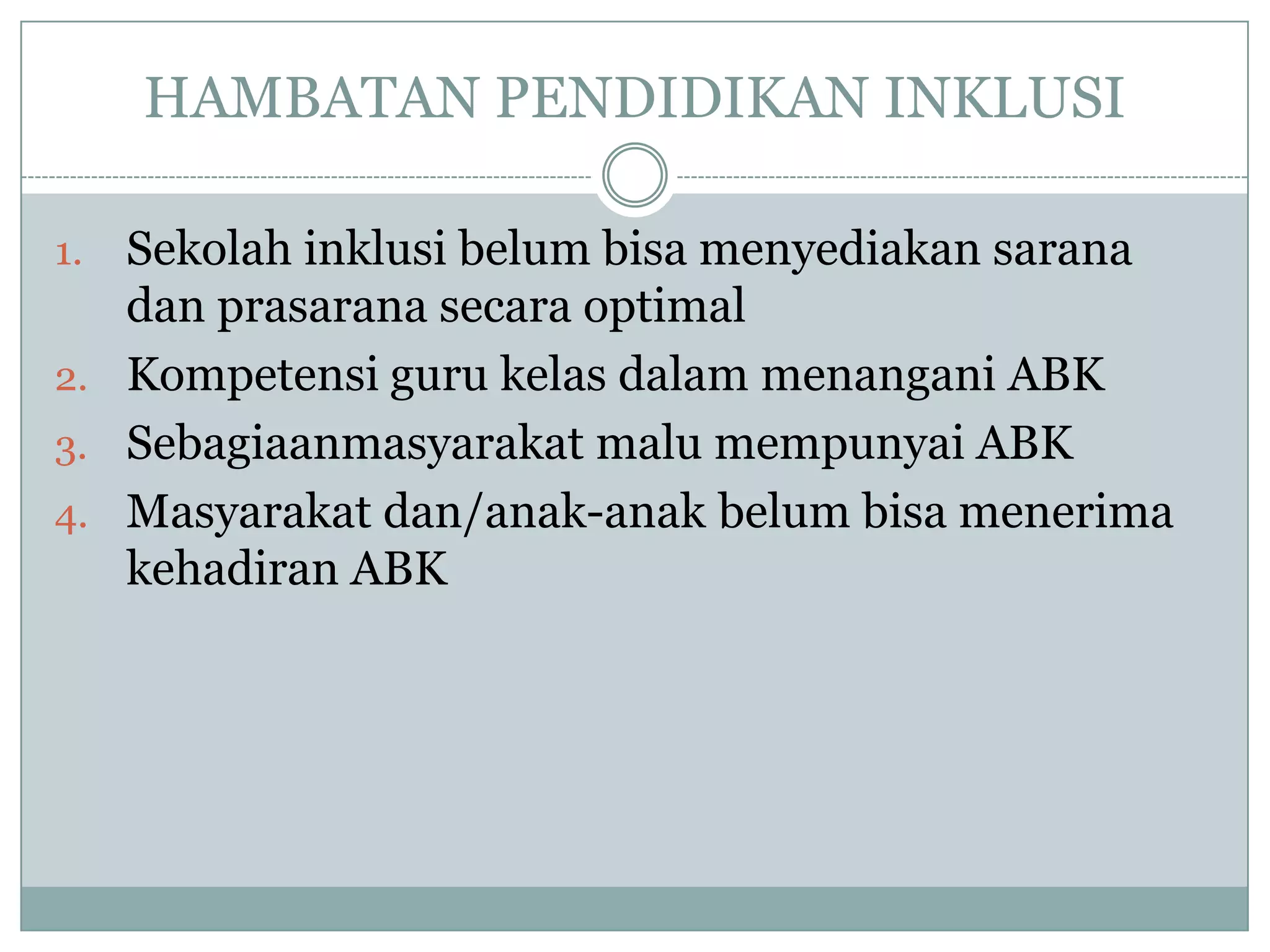 Pendidikan inklusi | PPT