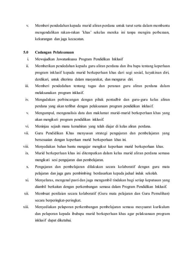 Pendidikan inklusif | PDF