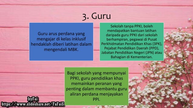 Pendidikan Inklusif / Program Pendidikan Inklusif (PPI) | PPTX