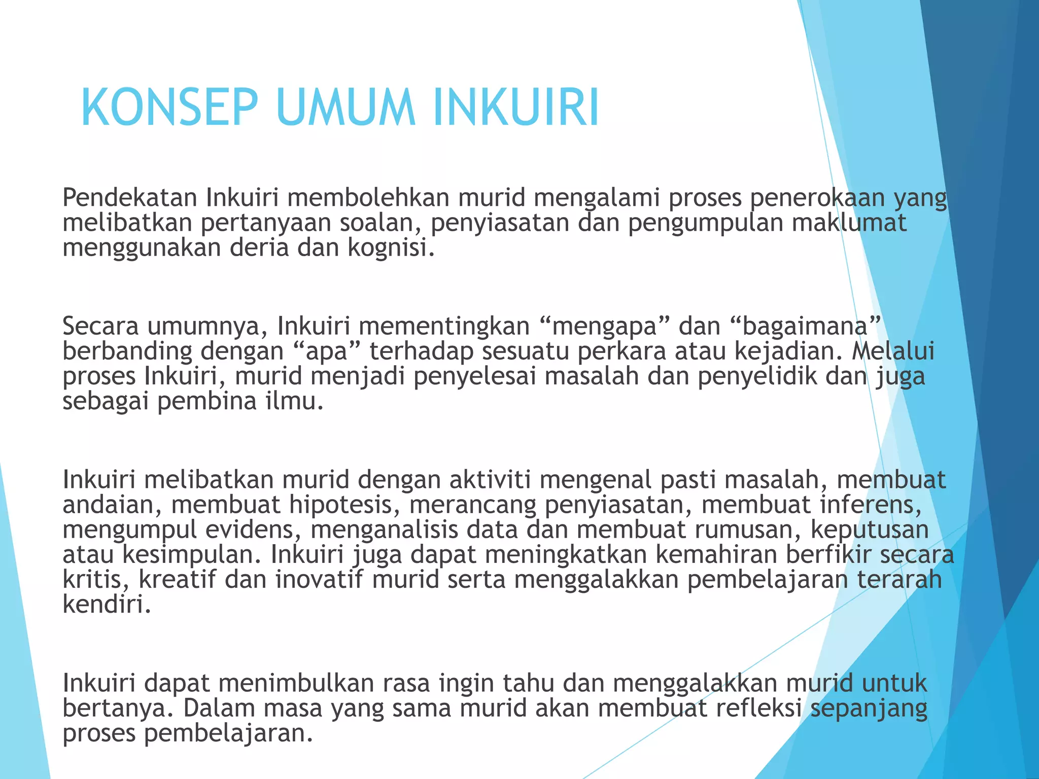 PEMBELAJARAN BERASASKAN INKUIRI | PPTX