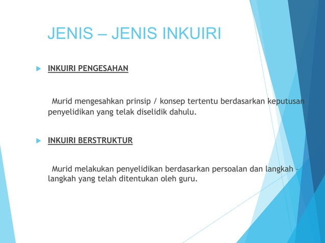 PEMBELAJARAN BERASASKAN INKUIRI | PPTX