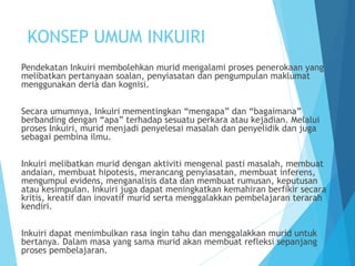 PEMBELAJARAN BERASASKAN INKUIRI | PPTX