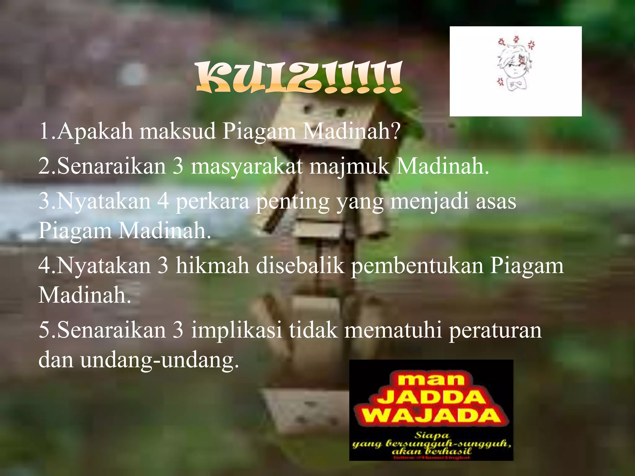 Piagam Madinah | PPTX