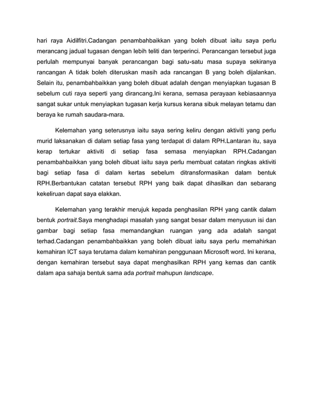 CONTOH RPH PENDIDIKAN JASMANI SUBJEK PEDAGOGI PJ | DOCX