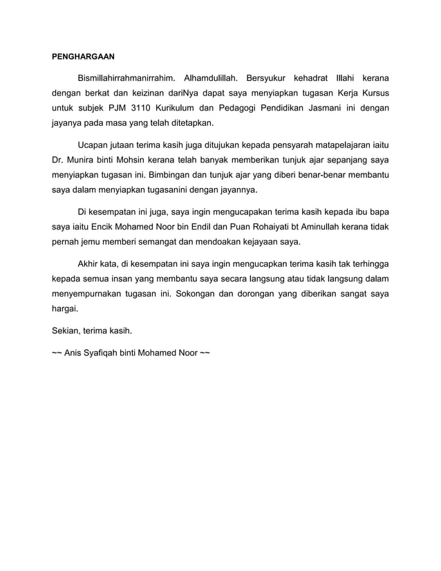 CONTOH RPH PENDIDIKAN JASMANI SUBJEK PEDAGOGI PJ | DOCX