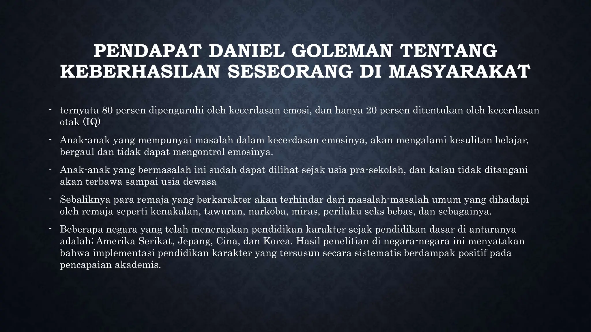 Pendidikan karakter tingkat SMP Tahun 2024 | PPTX