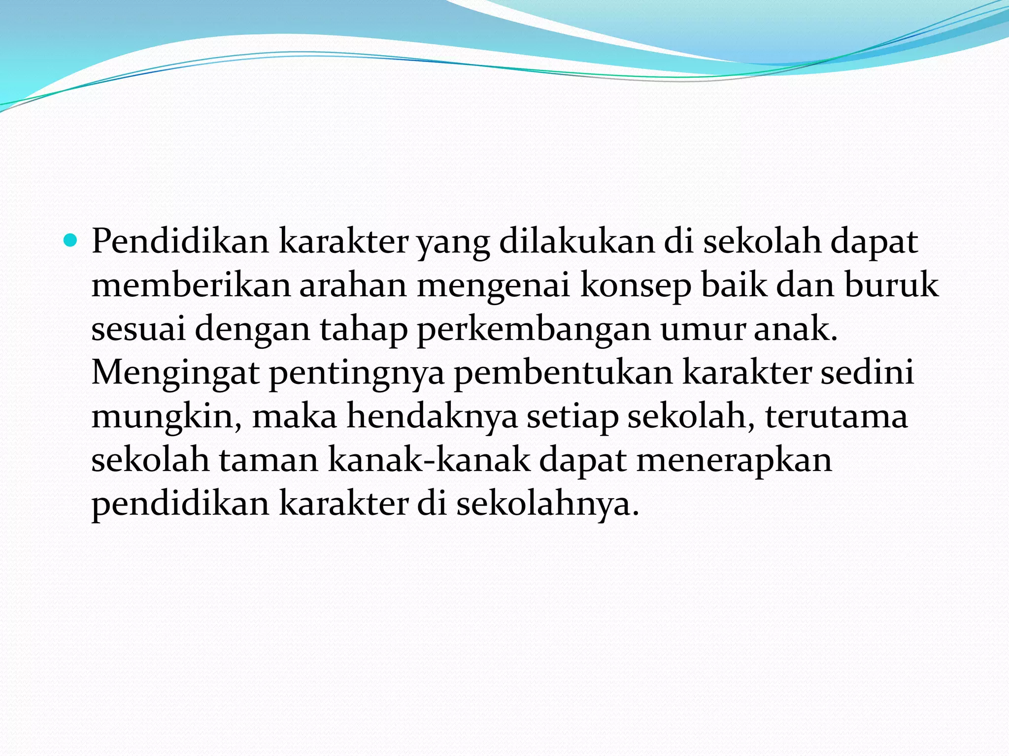 Pendidikan karakter | PPTX