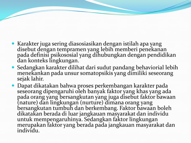 Pendidikan karakter | PPTX