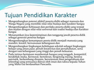 Pendidikan karakter | PPTX