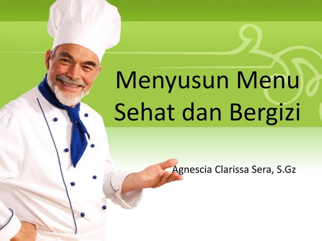 Pendidikan kesehatan (menyusun menu) | PDF
