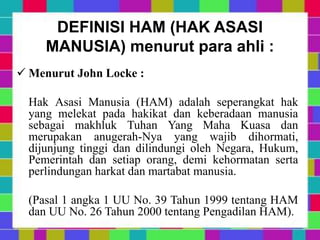 Hak Asasi Manusia (PKn) | PPTX